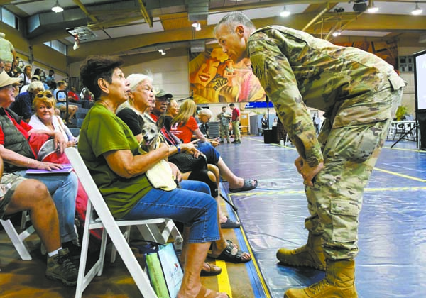 Officials reconvene in Lahaina to discuss progress on recovery | News, Sports, Jobs - Maui News